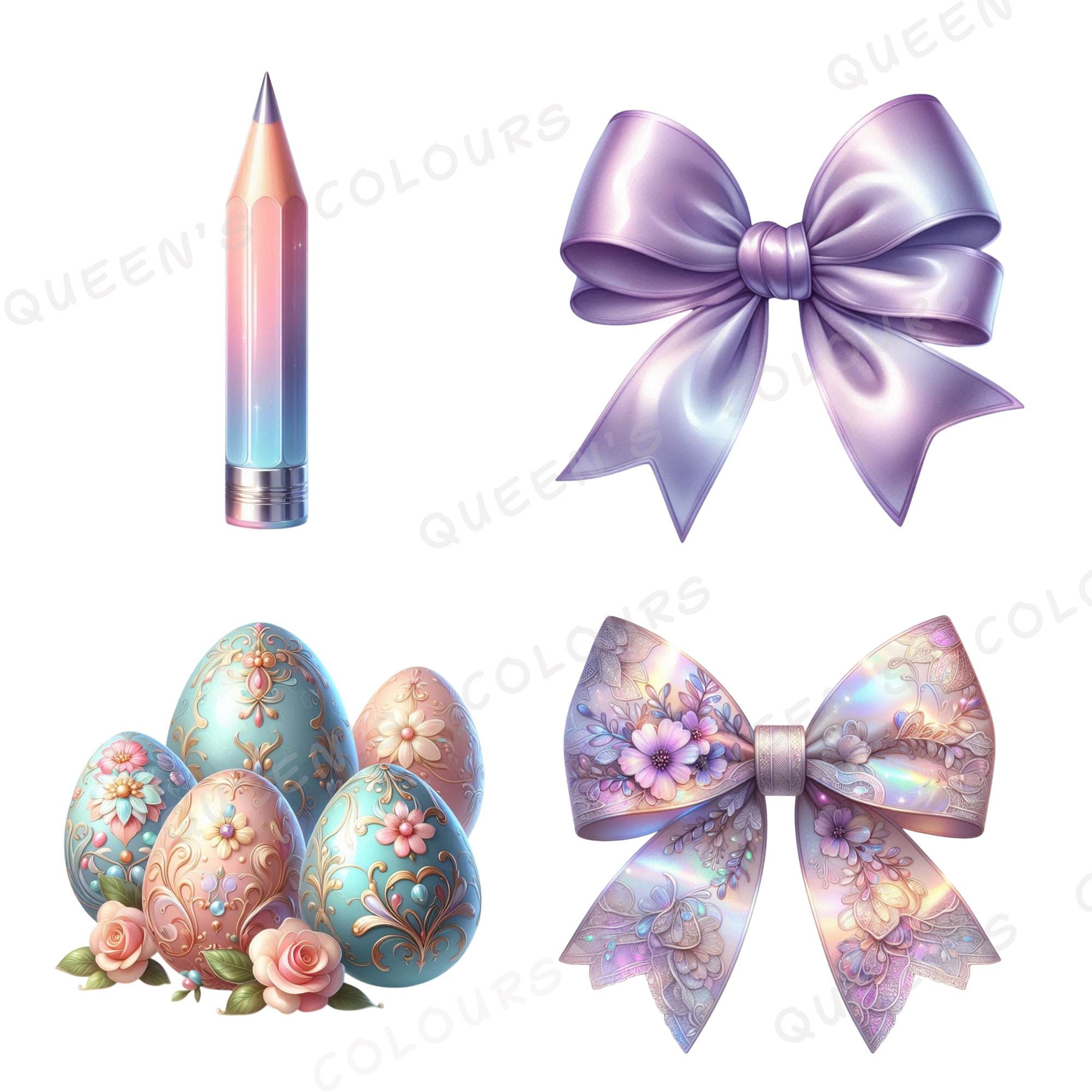 Easter Planner Set Png Clipart, Spring Easter Planner Stickers Png ...