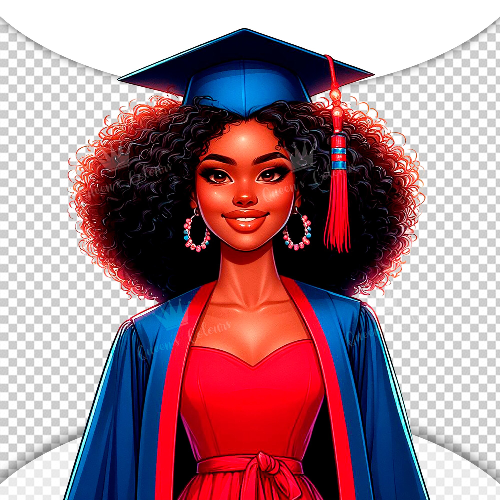 Graduation Girl Clipart, Graduation Girl Png, Graduating Girl Planner ...