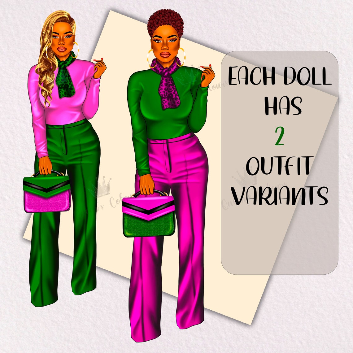 Sorority Girls Clipart Sister Girls Clipart Alpha Kappa - Etsy