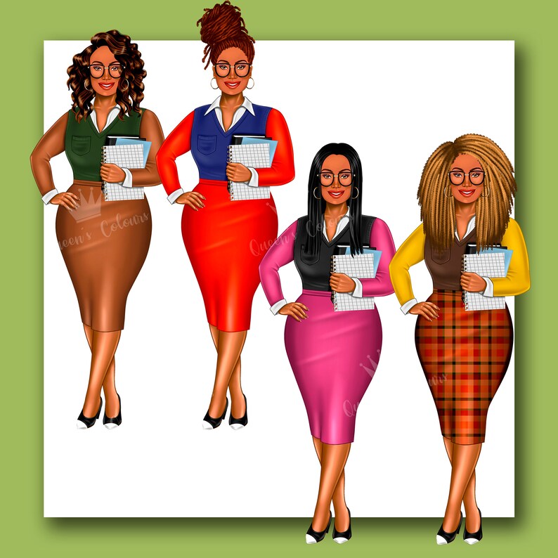 Teacher Woman Clipart, Planner Teacher Clipart, School Teacher PNG ...