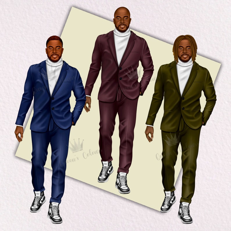 Black Man Clipart, Business Afro Man, African American Men, Boyfriend ...