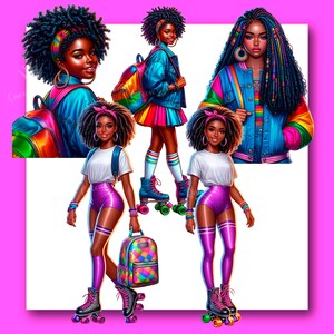 School Teenager Girl Clipart, Afro Teenager Clipart, Highschool Girl ...