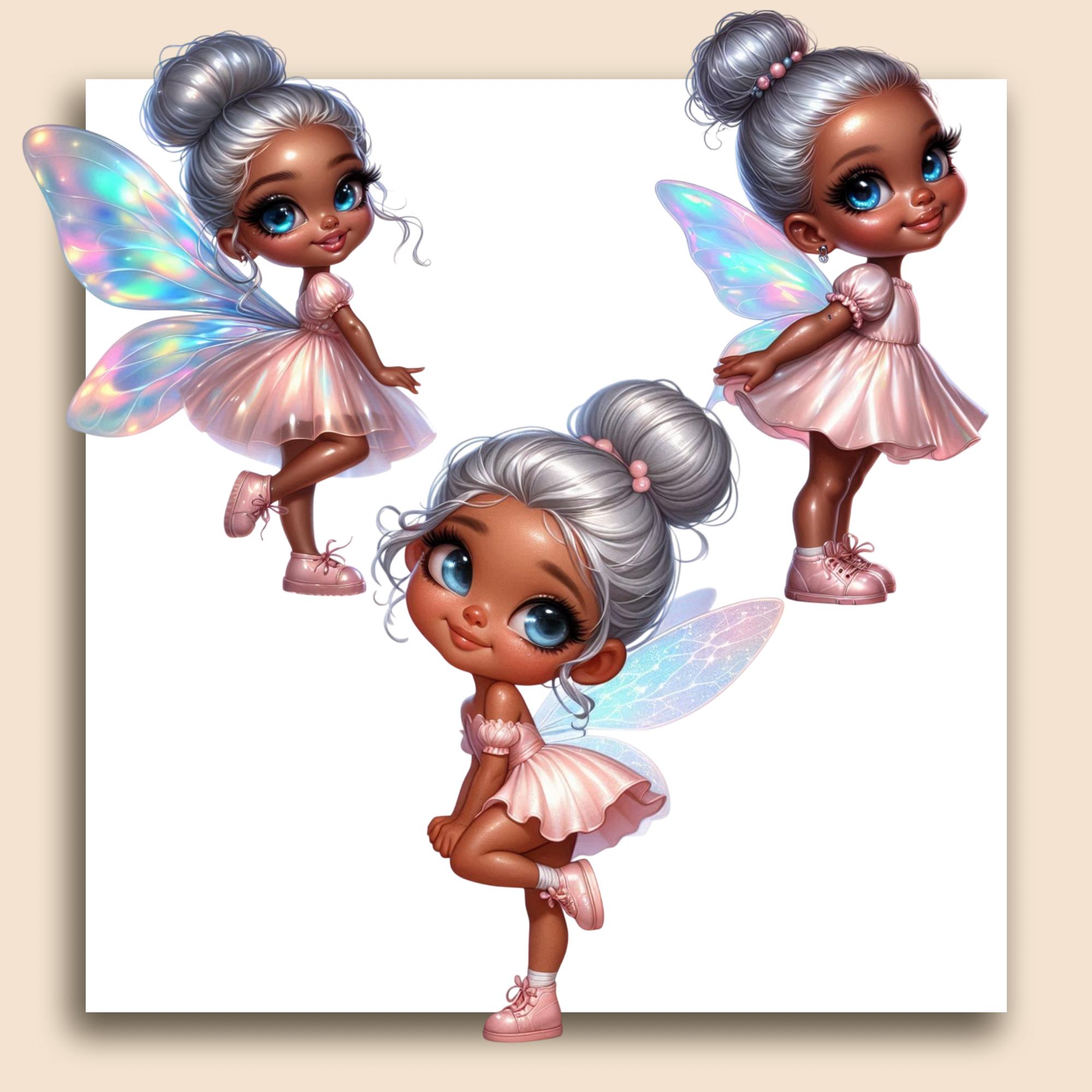28 Png Black Cute Fairy Clipart, Little Fairy Girl Png, Afro Baby Fairy ...