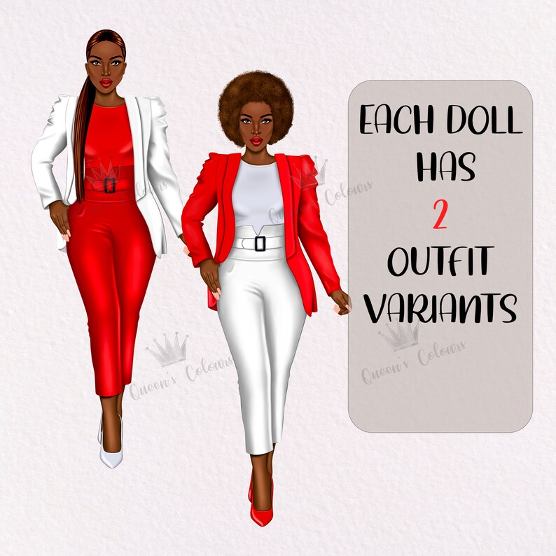 Sorority Girls Clipart, Delta Sigma Theta Sorority, Sisterhood Red and ...