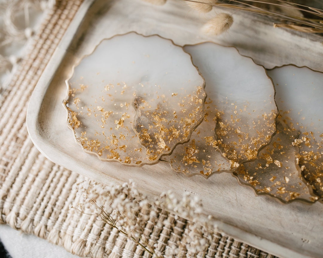 Geode Coasters | 2pcs | Geode Gift | Housewarming | Gift for Her | Gift ...