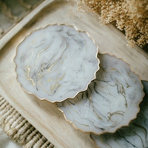 Geode Coasters 2pcs Geode Gift Housewarming Gift for Her Gift Idea ...
