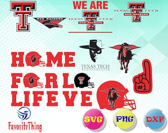 Texas tech svg | Etsy