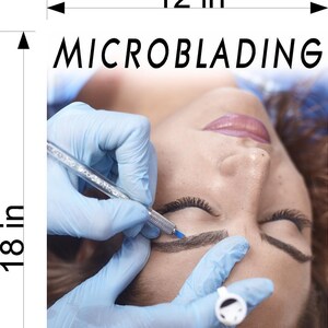 Microblading 07 Wallpaper Poster With Adhesive Backing Wall Sticker ...