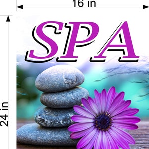 Spa 01 Photo-realistic Paper Poster Premium Interior Inside Sign ...