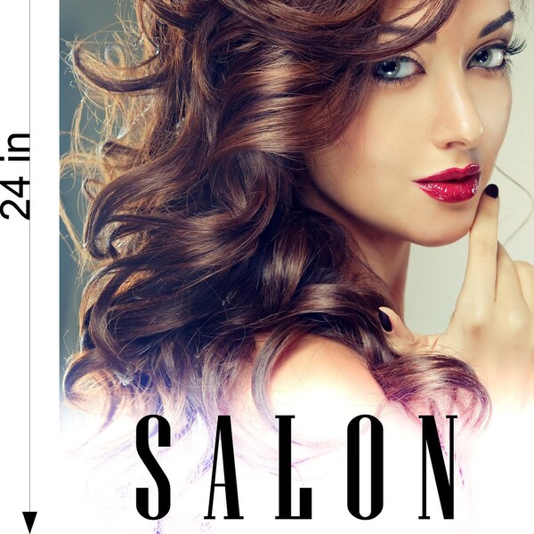 Salon Window Decal - Etsy