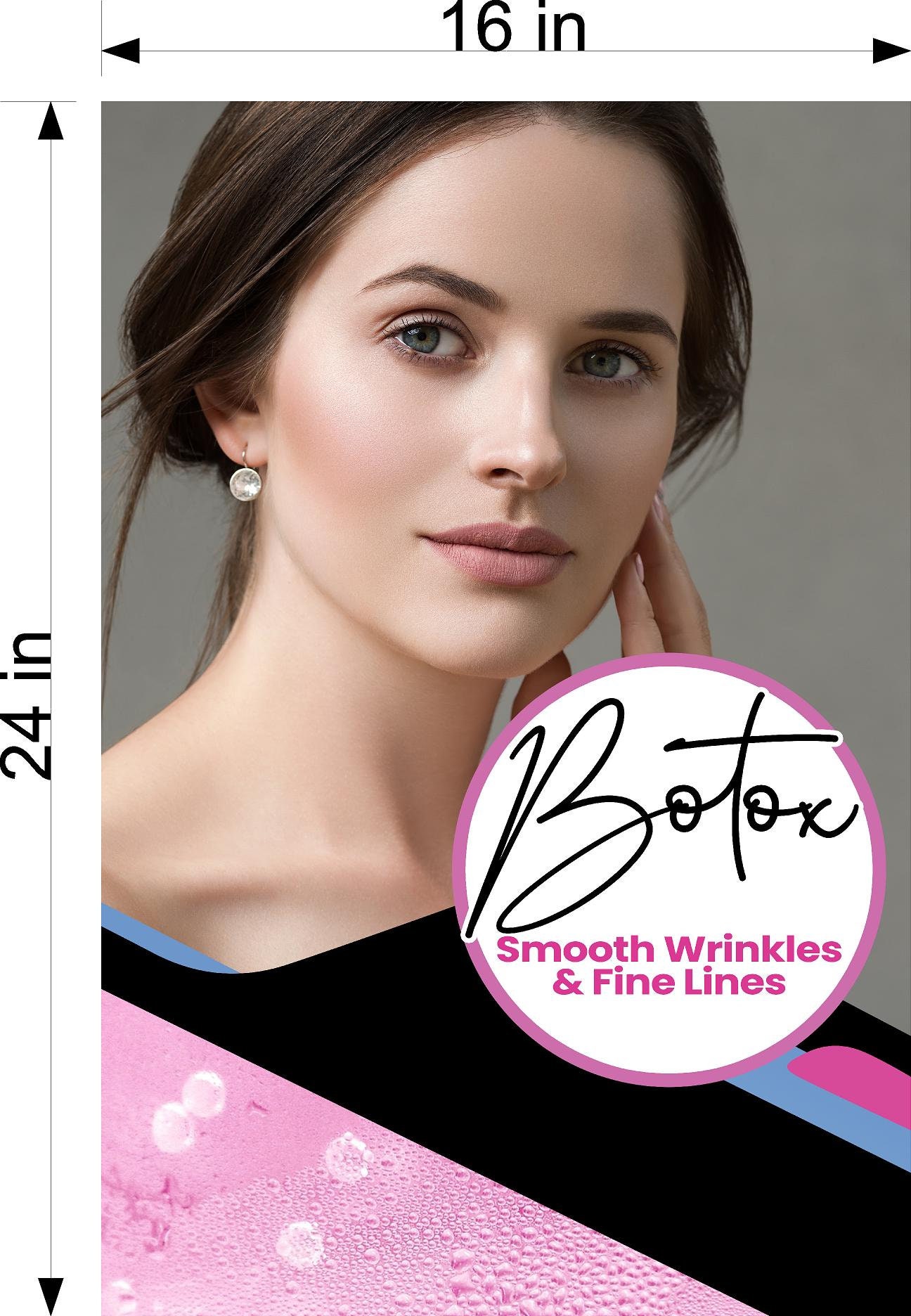 Botox 16 Photo-realistic Paper Poster Premium Interior Sign Advertising ...