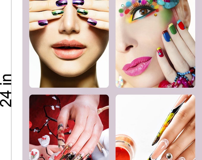 Salon 24 Perforated Mesh One Way Vision Window See Through Sign Salon ...