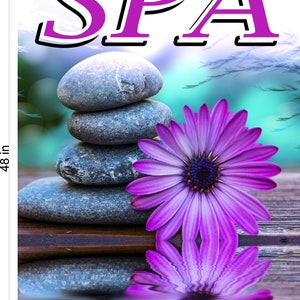 Spa 01 Photo-realistic Paper Poster Premium Interior Inside Sign ...