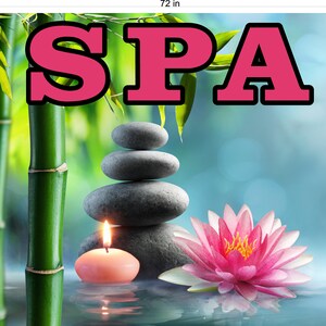 Spa 09 Photo-realistic Paper Poster Premium Interior Inside Sign ...