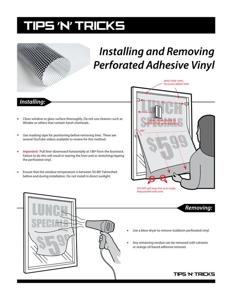 Salon 21 Perforated Mesh One Way Vision Window See-through Sign Salon ...