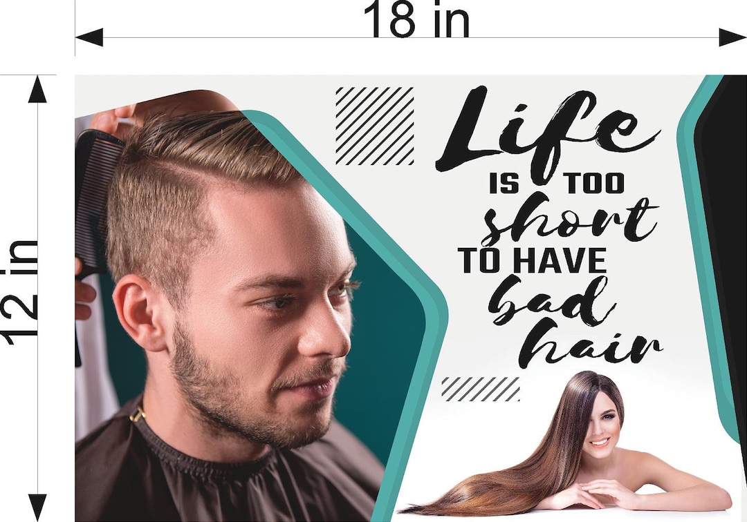 Family Hair 09 Wallpaper Fabric Poster With Adhesive Backing Wall Decal ...