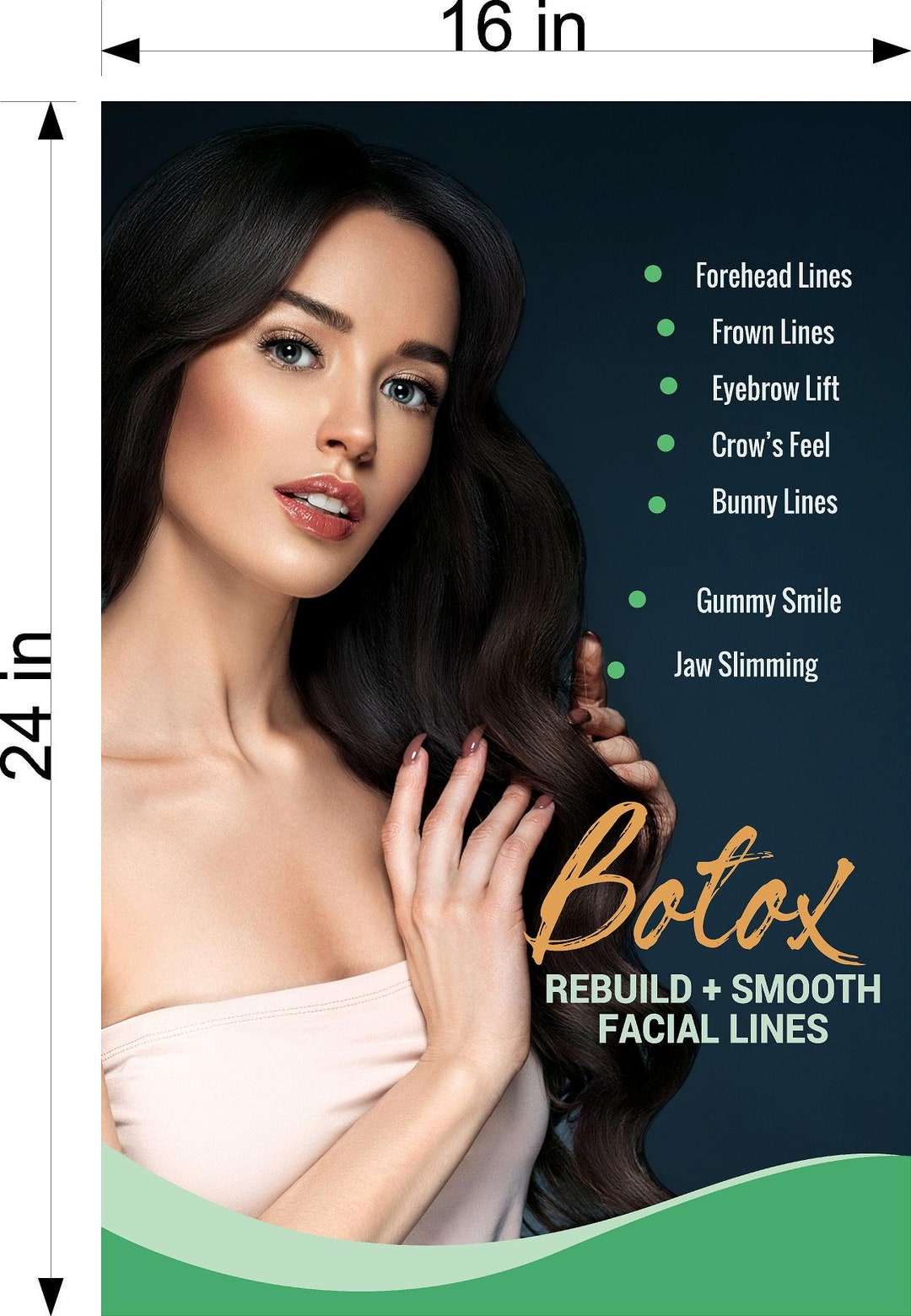 Botox 06 Photo-realistic Paper Poster Premium Interior Sign Advertising ...