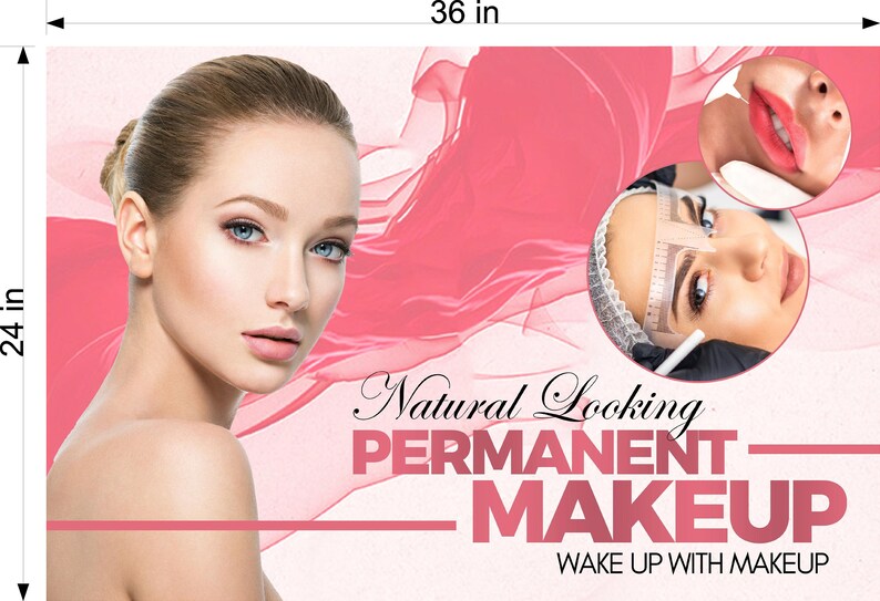 Permanent 30 Photo-realistic Paper Poster Interior Inside Sign Wall ...