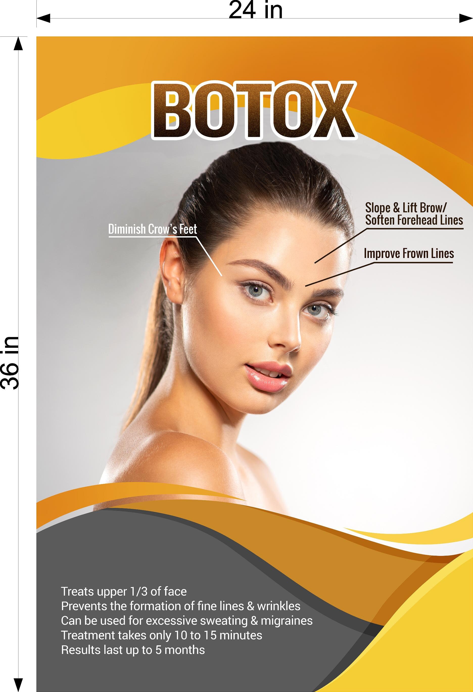 Botox 18 Photo-realistic Paper Poster Premium Interior Sign Advertising ...