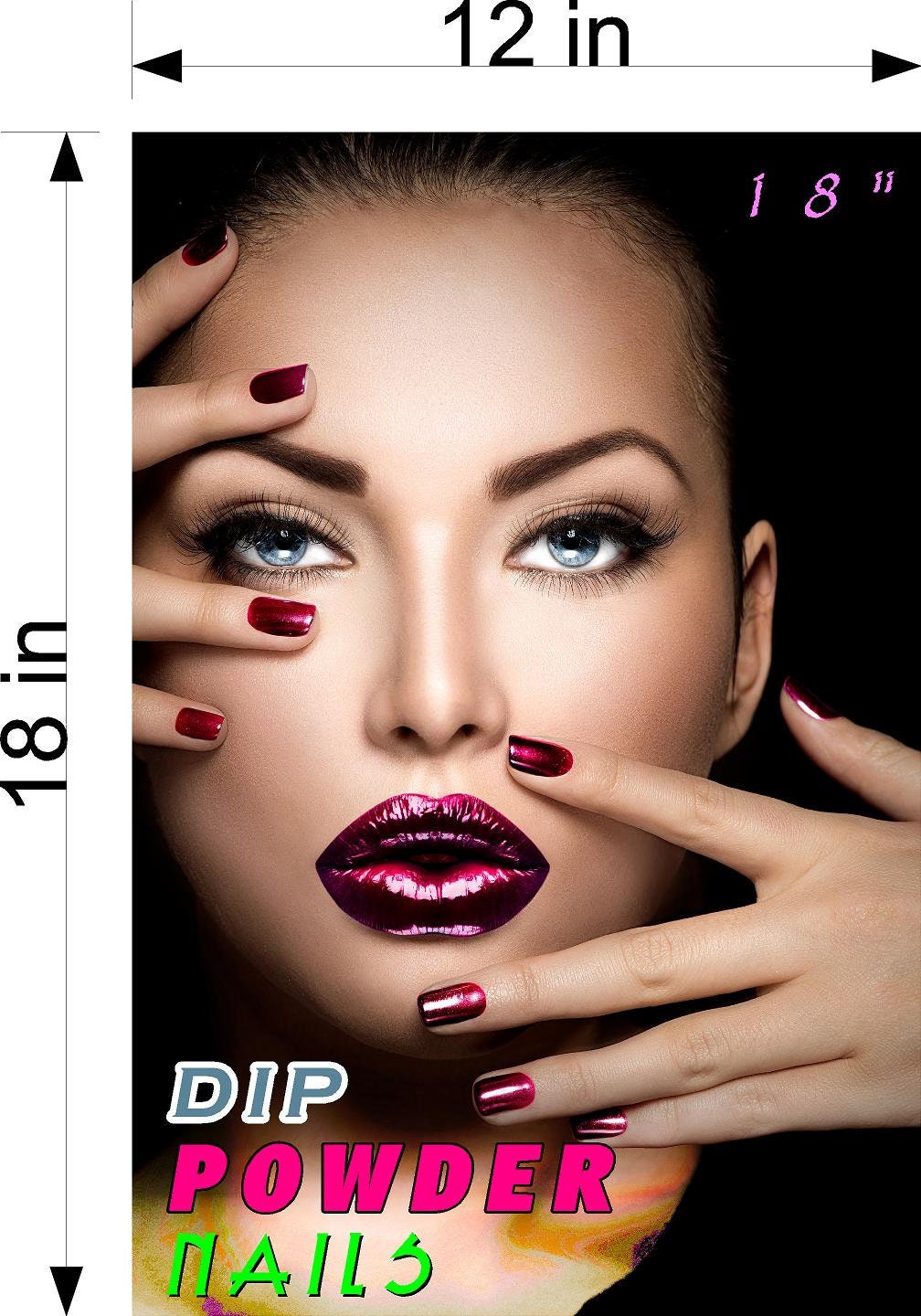 Dip Powder 02 Wallpaper Poster With Adhesive Backing Wall Sticker Decal ...