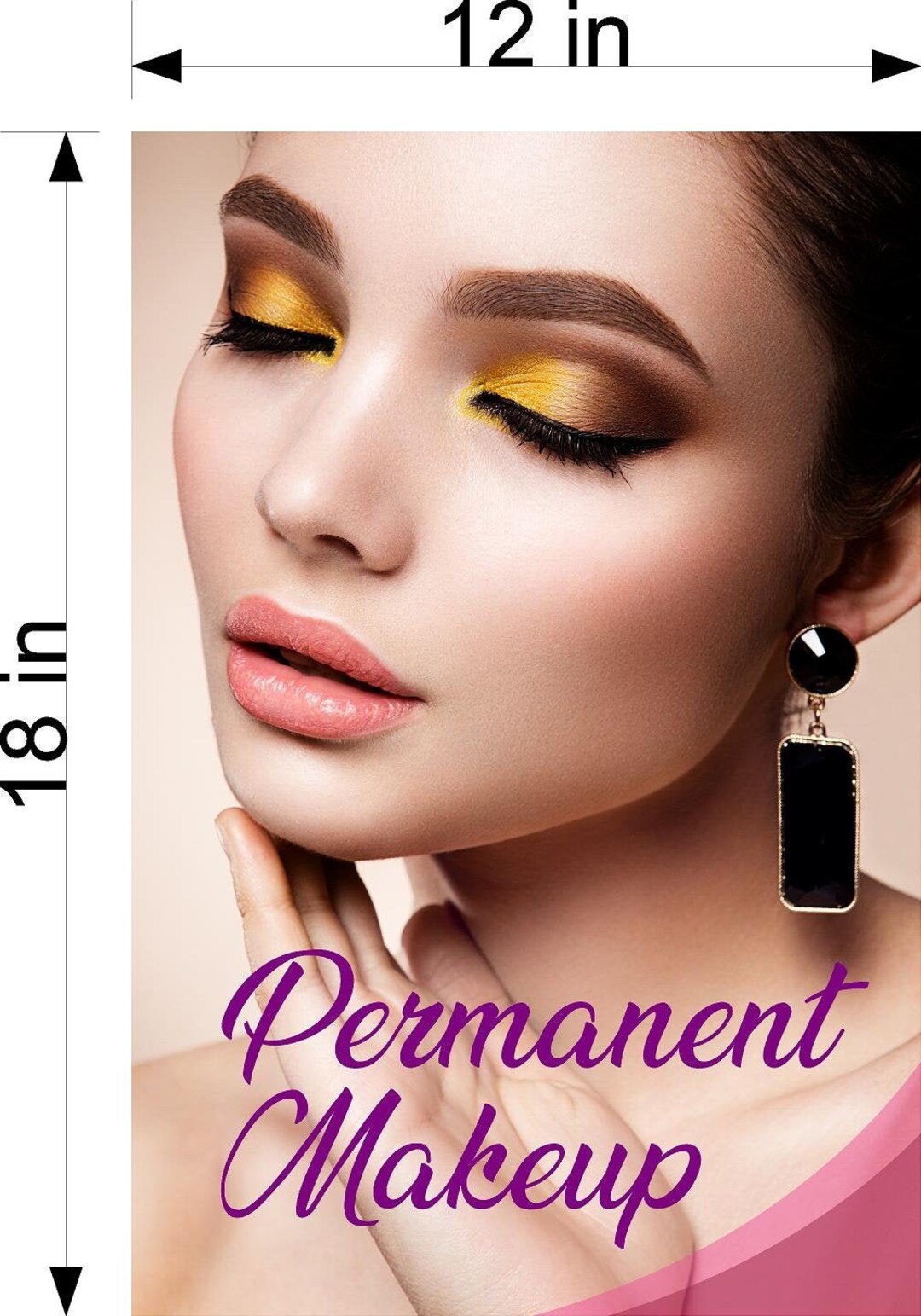 Permanent 14 Wallpaper Poster With Adhesive Backing Wall Sticker Décor ...