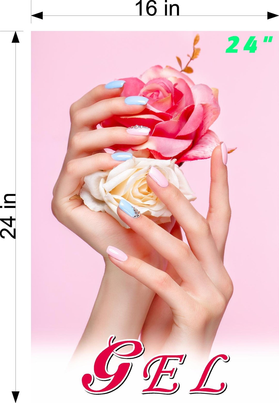 Gel 04 Photo-realistic Paper Poster Premium Interior Inside Sign ...