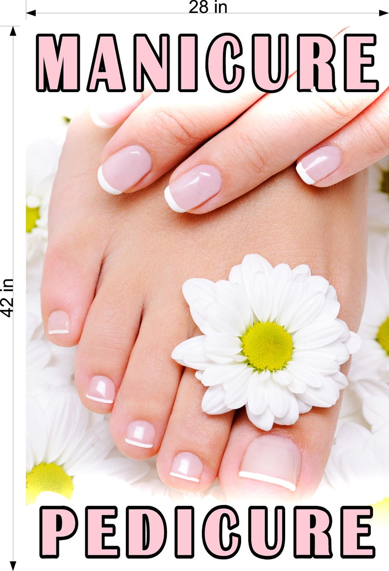 Pedicure & Manicure 15 Translucent Window Film Interior/exterior ...