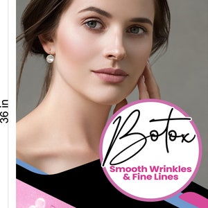 Botox 16 Photo-realistic Paper Poster Premium Interior Sign Advertising ...