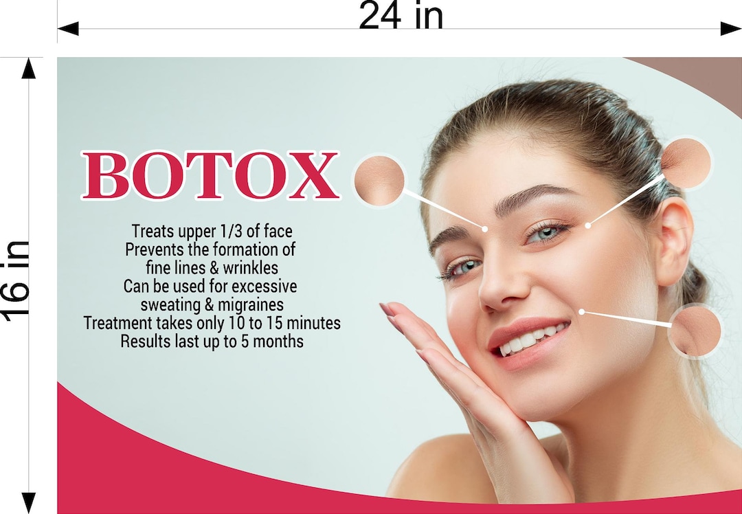 Botox 09 Photo-realistic Paper Poster Premium Interior Sign Advertising ...