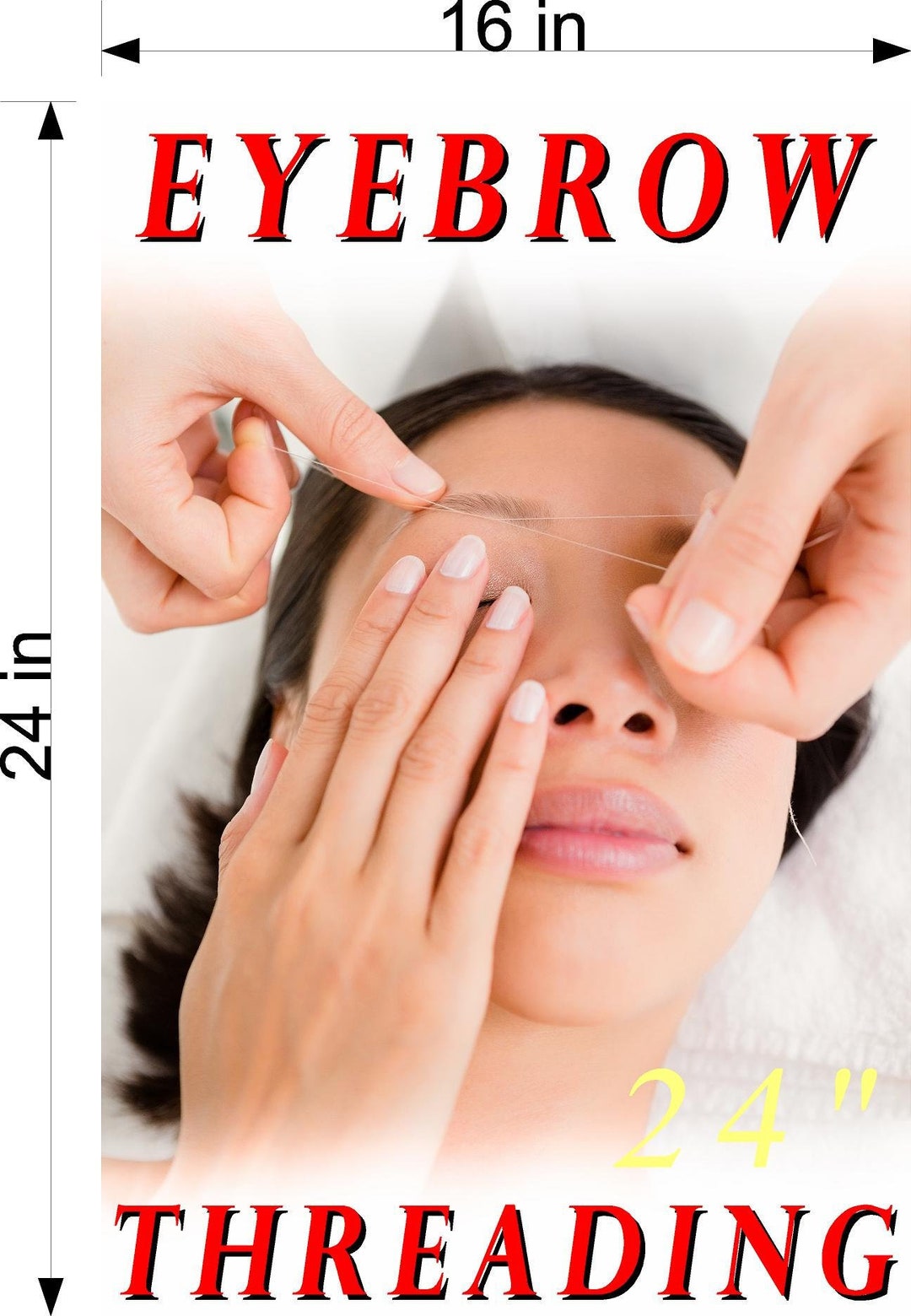 Eyebrows 16 Photo-realistic Paper Poster Threading Premium Interior ...