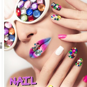 Nail Design 04 Perforated Mesh One Way Vision Window See - Etsy