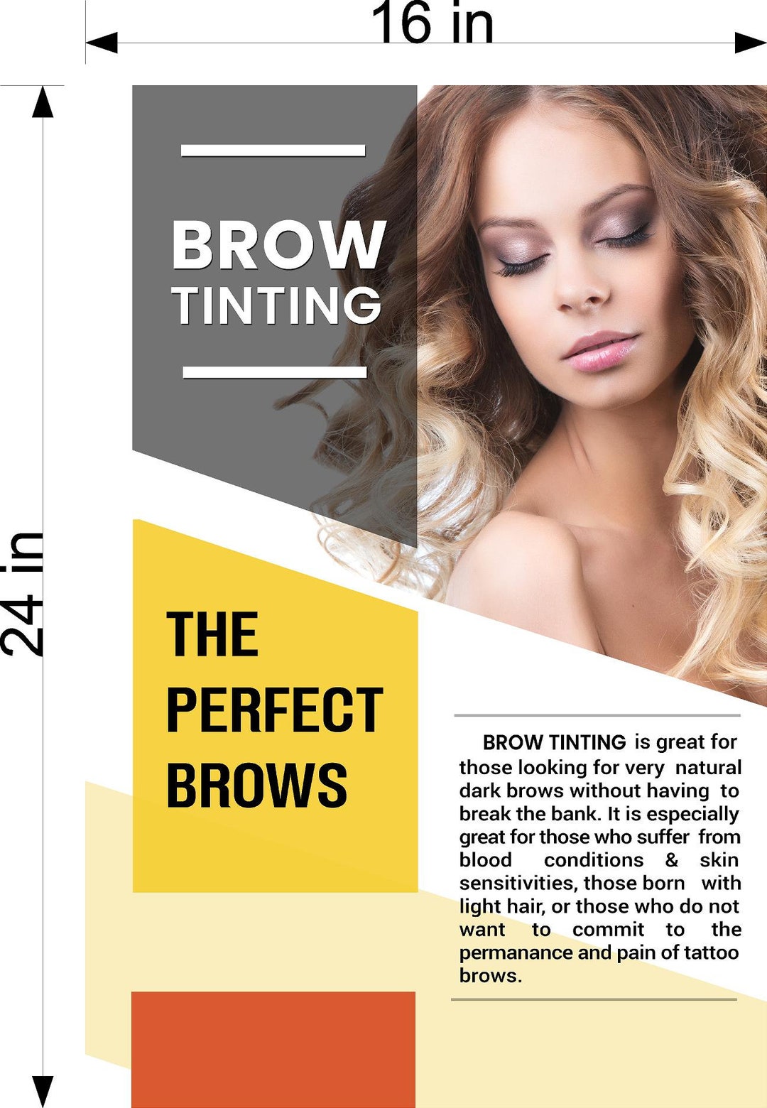 Salon 64 Interior/exterior Window Decal Vinyl Adhesive Front Poster ...