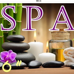 Spa 10 Photo-realistic Paper Poster Premium Interior Inside Sign ...