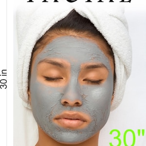 Facial 01 Perforated Mesh One Way Vision See-through Window Vinyl Sign ...