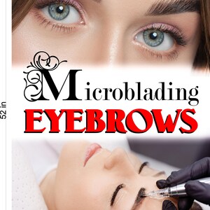 Microblading 16 Wallpaper Poster With Adhesive Backing Wall Sticker ...
