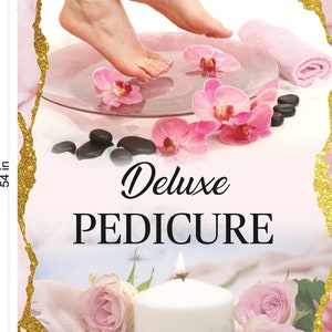 Salon 72 Photo-realistic Paper Poster Interior Inside Deluxe Pedicure ...