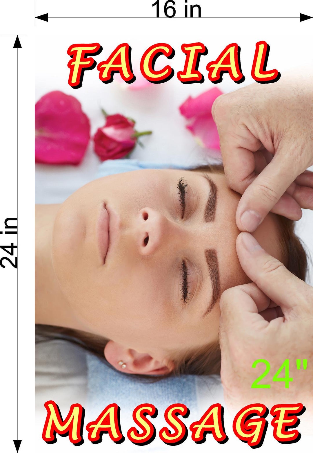 Massage 06 Photo-realistic Paper Poster Premium Interior Inside Sign ...