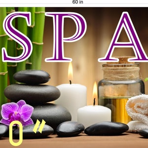 Spa 10 Photo-realistic Paper Poster Premium Interior Inside Sign ...