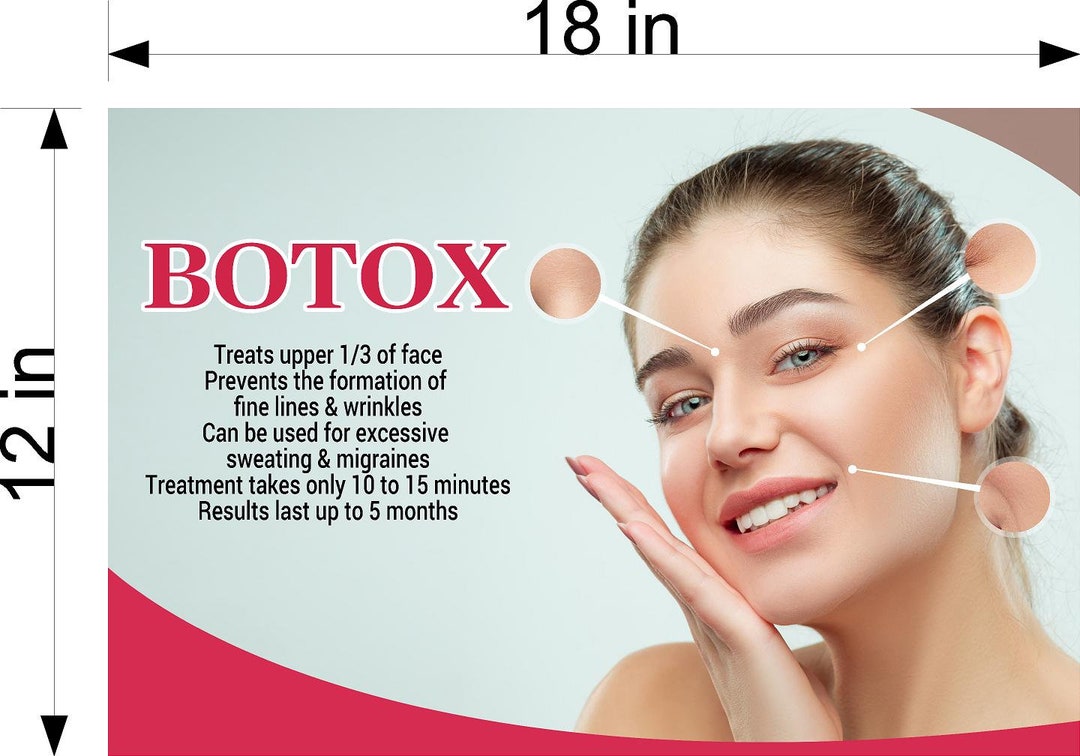 Botox 09 Wallpaper Fabric Poster With Adhesive Backing Wall Decal ...