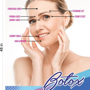 Botox 04 Photo-realistic Paper Poster Premium Interior Sign Advertising ...