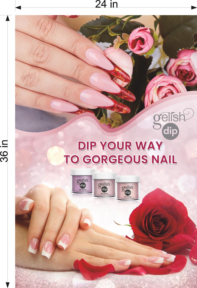 Salon 53 Photo-realistic Paper Poster Interior Inside Sign Wall Window ...