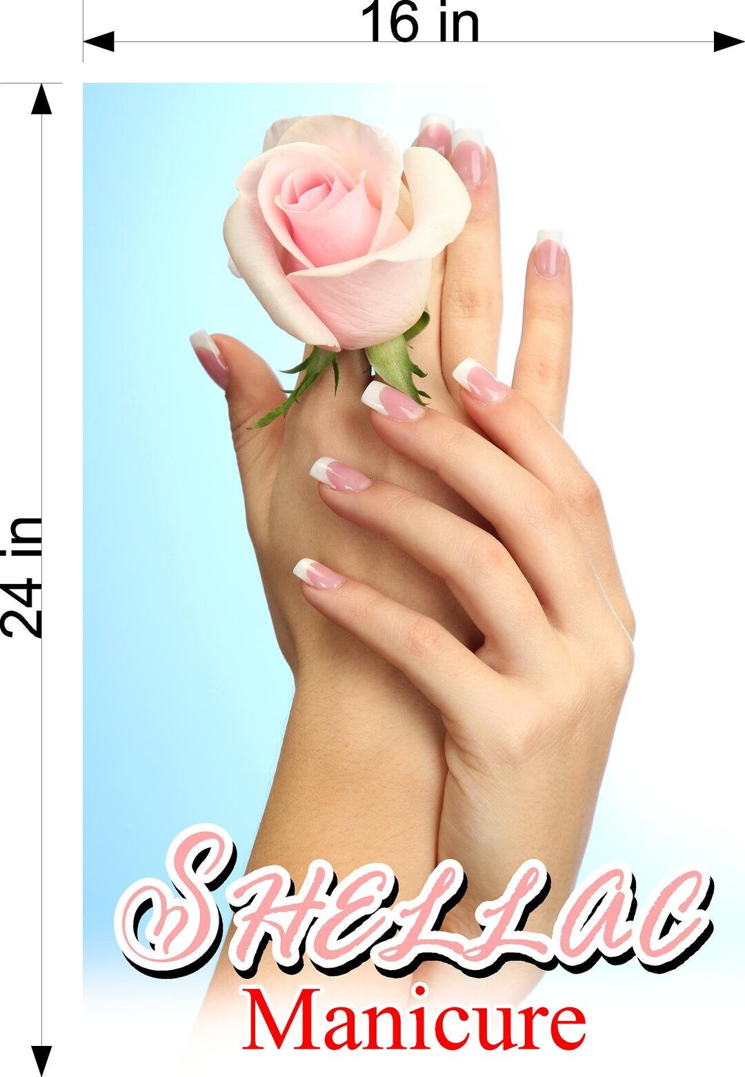 Salon 28 Photo-realistic Paper Poster Interior Inside Sign Wall Window ...