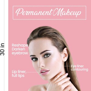 Permanent 26 Photo-realistic Paper Poster Interior Inside Sign Wall ...