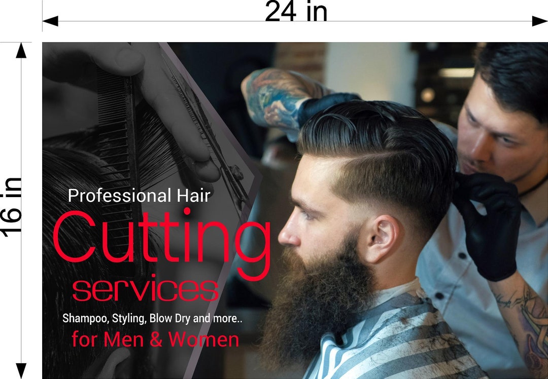 Salon 48 Interior/exterior Window Decal Vinyl Adhesive Front Poster ...