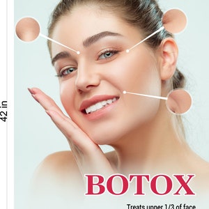 Botox 03 Perforated Mesh One Way Vision See-through Window Vinyl Sign ...