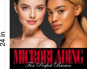 Microblading Vertical Poster - Etsy