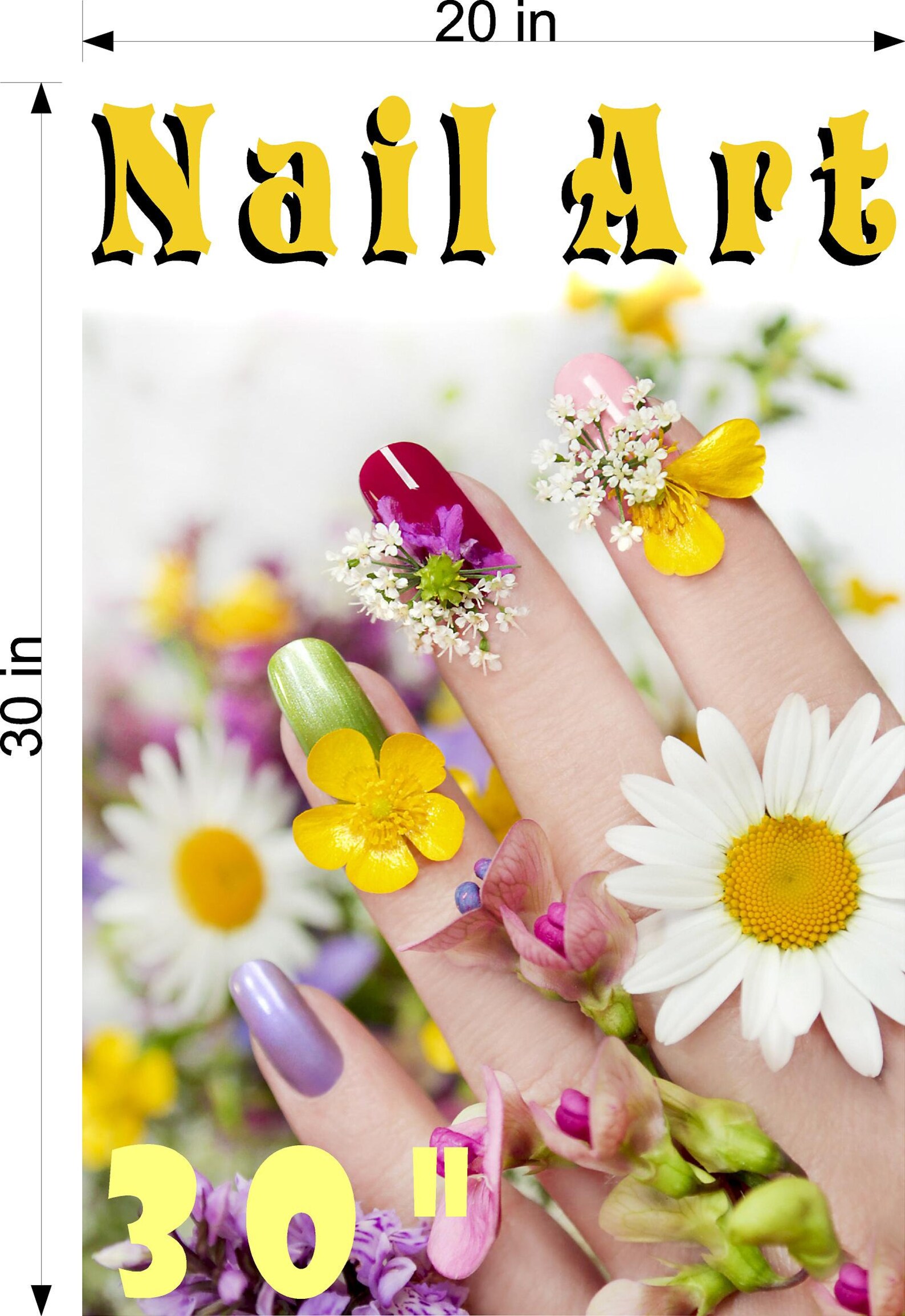 Nail Art 05 Photo-Realistic Paper Poster Premium Matte | Etsy
