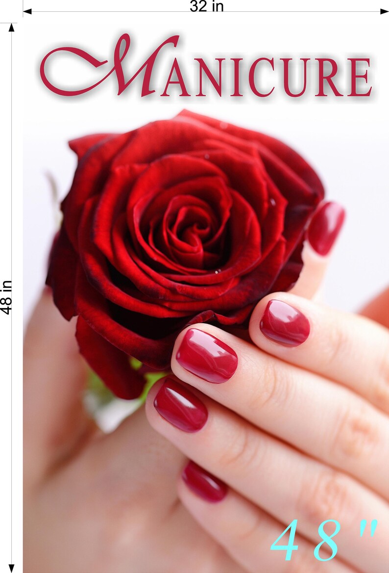 Manicure 21 Wallpaper Poster with Adhesive Backing Wall | Etsy