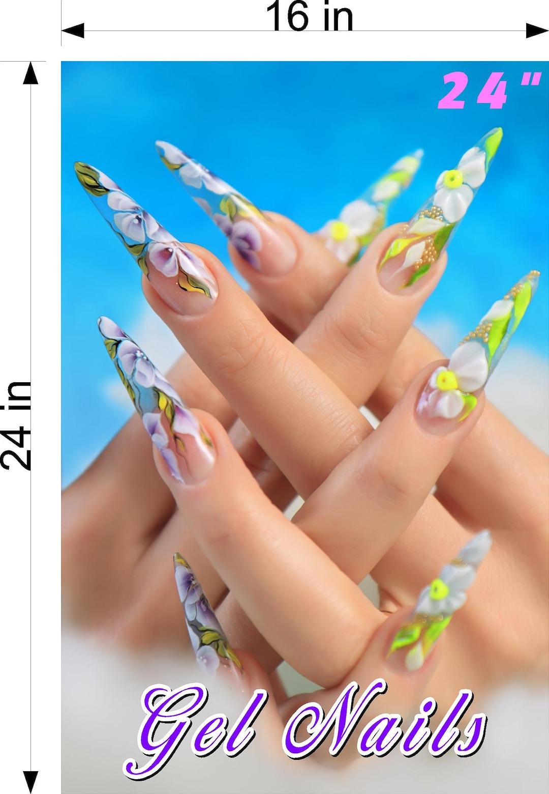 Gel 01 Photo-realistic Paper Poster Premium Interior Inside Sign ...