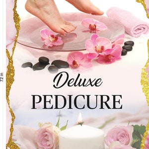 Salon 72 Photo-realistic Paper Poster Interior Inside Deluxe Pedicure ...